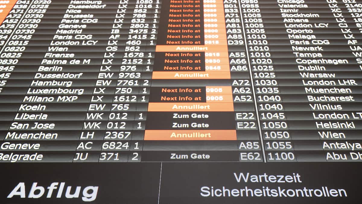 Crowdstrike-IT-Problem: Das gilt, wenn der Flug gestrichen wurde ...