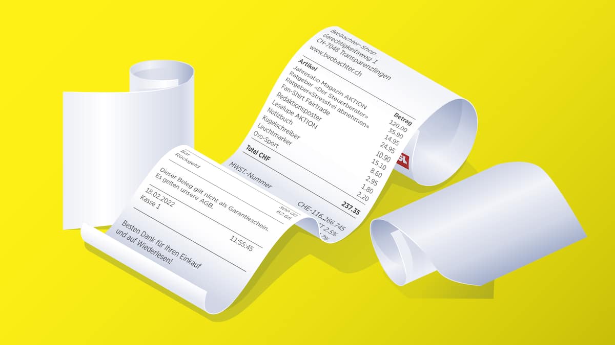 Quittungen Schweiz: Wann sie verjähren – inklusive Tool-Checker | Beobachter