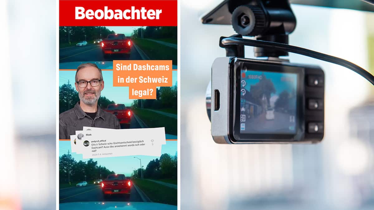 Dashcam: Das gilt rechtlich in der Schweiz – Beobachter-Experte Daniel ...